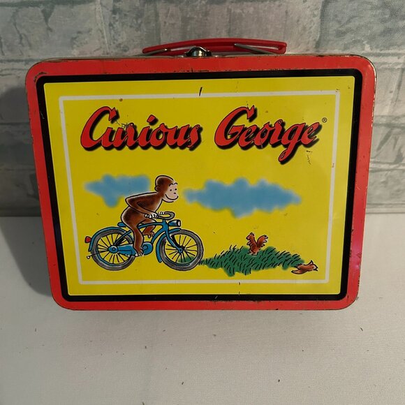 Other | Curious George Metal Lunch Box | Poshmark